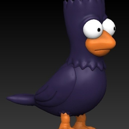 Descargar STL Bart cuervo ・ Cults